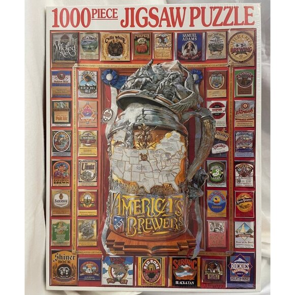 White Mountain | Games | New Vintage 995 Americas Best Brewers 100 Pc ...